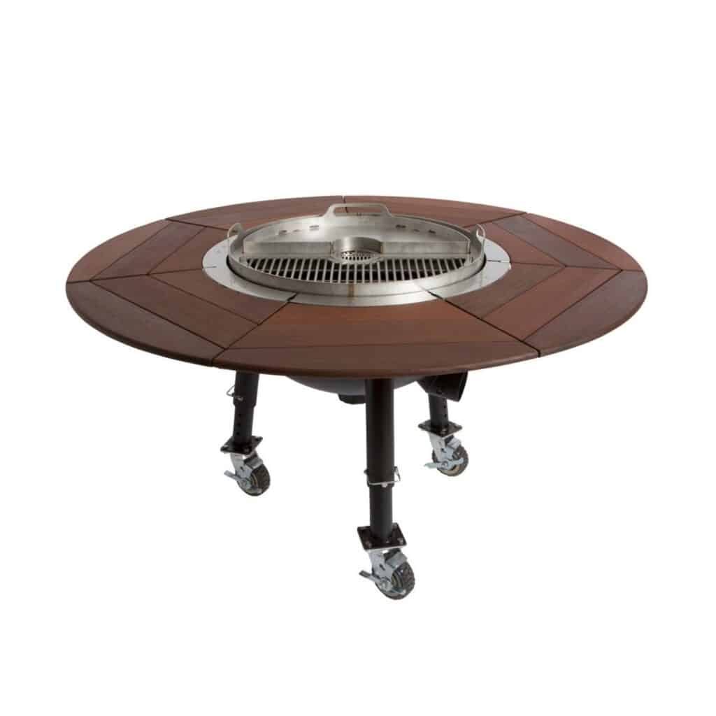 The ultimate 5-in-1 outdoor grill table.