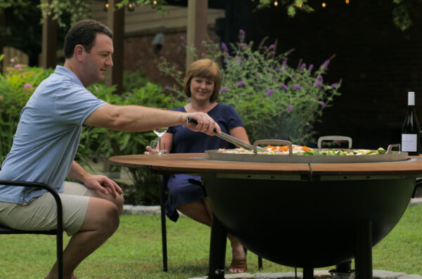 The Ultimate Firepit Grill Combo with a Table